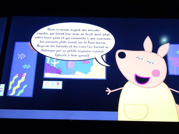 Peppa Pig passe ses vacances à l'Aquarium de Paris