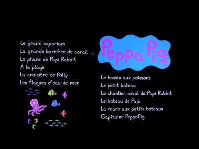 Peppa Pig passe ses vacances à l'Aquarium de Paris