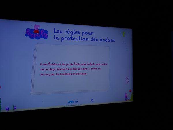 Peppa Pig passe ses vacances à l'Aquarium de Paris