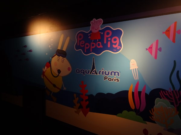 Peppa Pig passe ses vacances à l'Aquarium de Paris