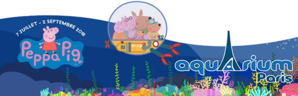 Peppa Pig passe ses vacances à l'Aquarium de Paris
