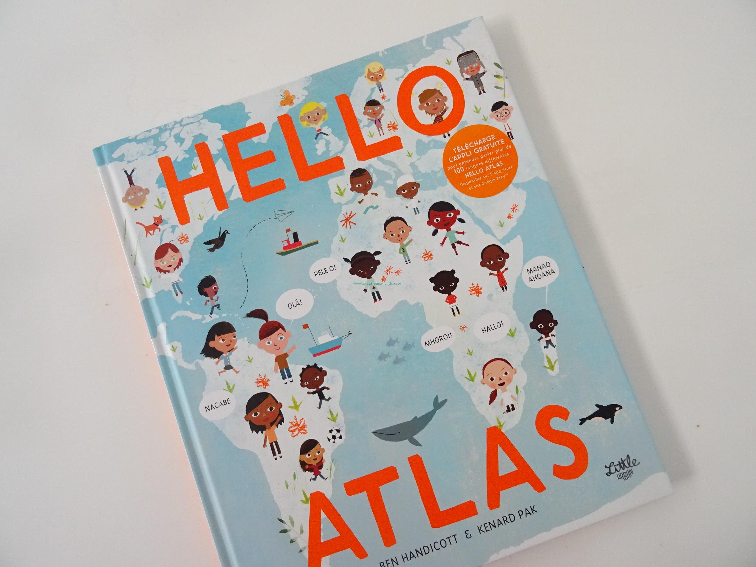 Hello Atlas, un atlas à lire et à écouter (Little Urban)
