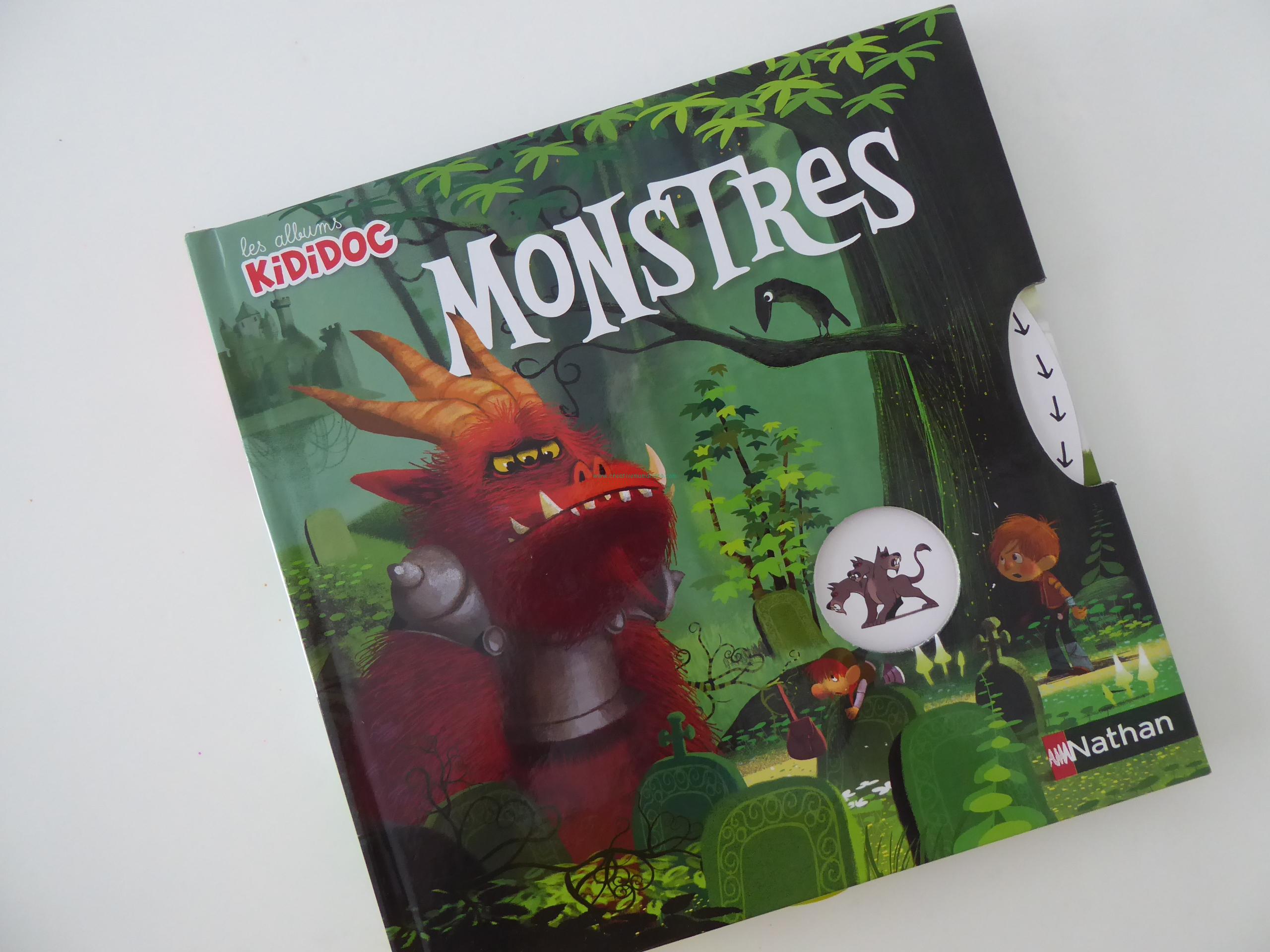 Les albums Kididoc-Les Monstres-Editions Nathan